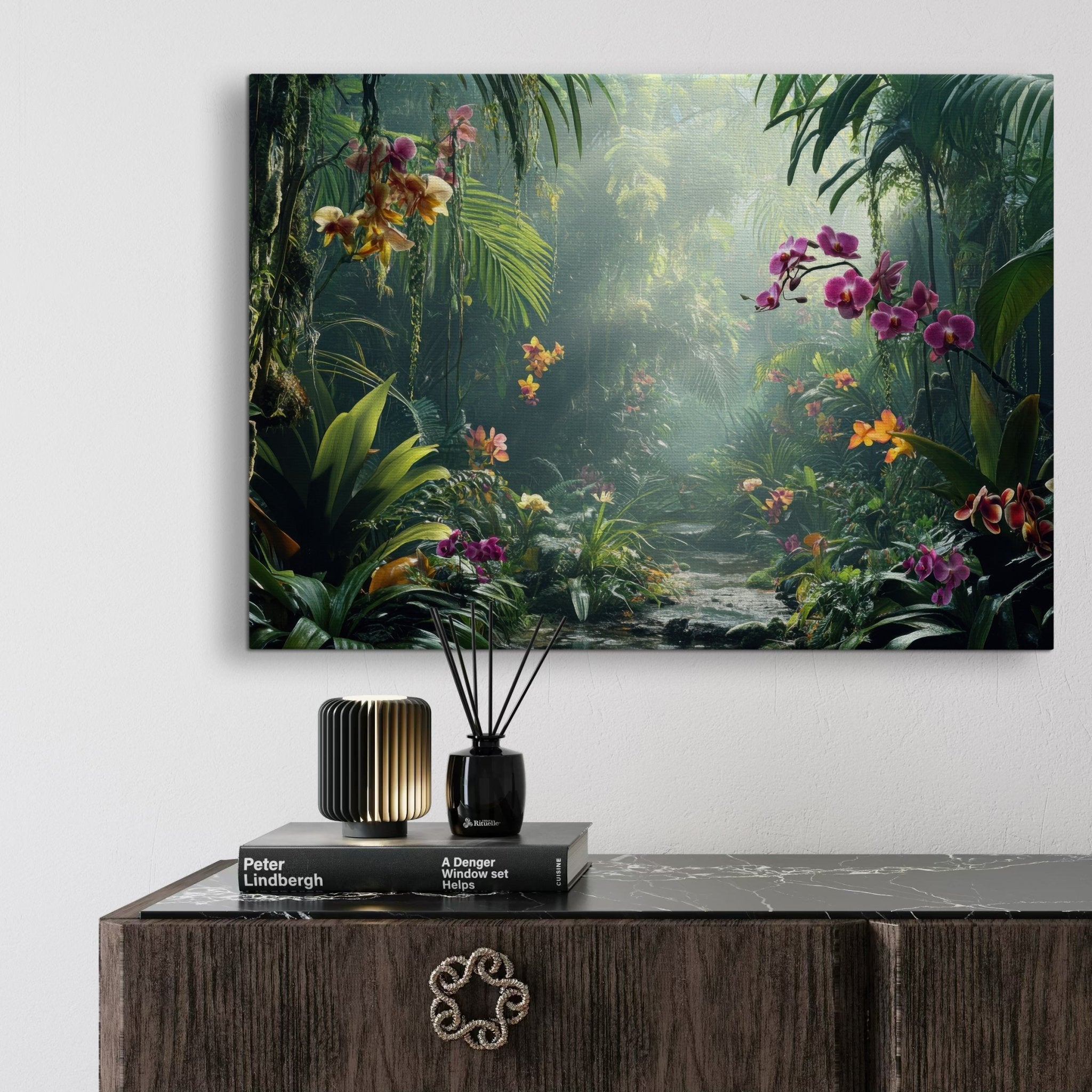 Jungle Oasis Metal Art | Modern Oasis Design Studio